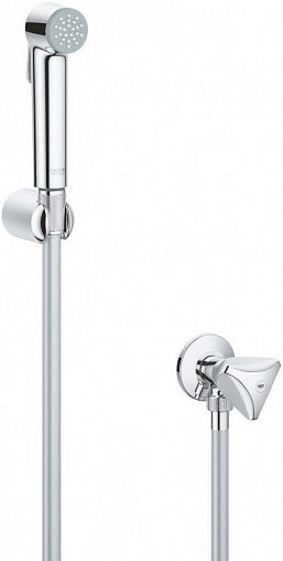 Гигиенический душ с запорным вентилем Grohe Tempesta хром 27514001 ...