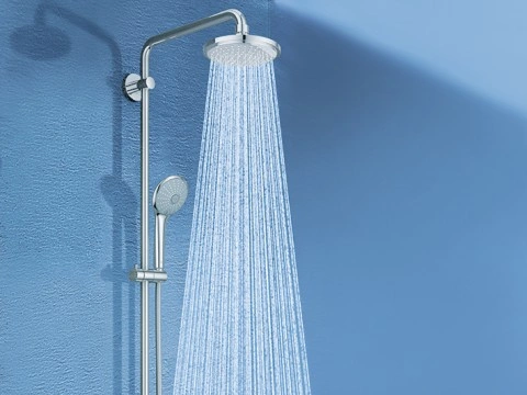 Душевая система с термостатом для душа Grohe Euphoria хром 27615001 ...