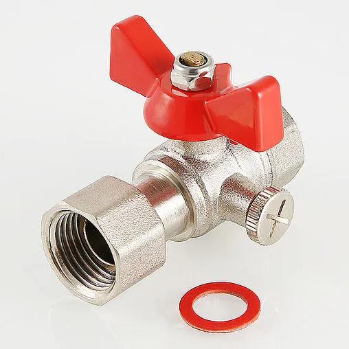 Кран для манометра трехходовой 1/2"в x 1/4"нг Valtec VT.807.N.0402 ...