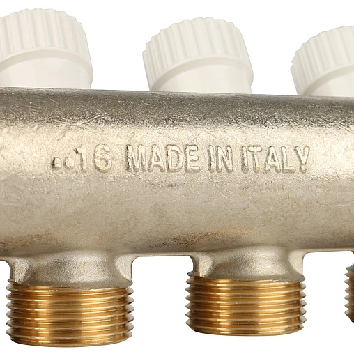 Коллектор регулирующий проходной 4 отвода 1"в/н x 3/4"ек Stout SMB 6851 ...