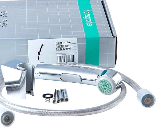 Гигиенический душ с держателем Hansgrohe хром 32129000 купить в ...
